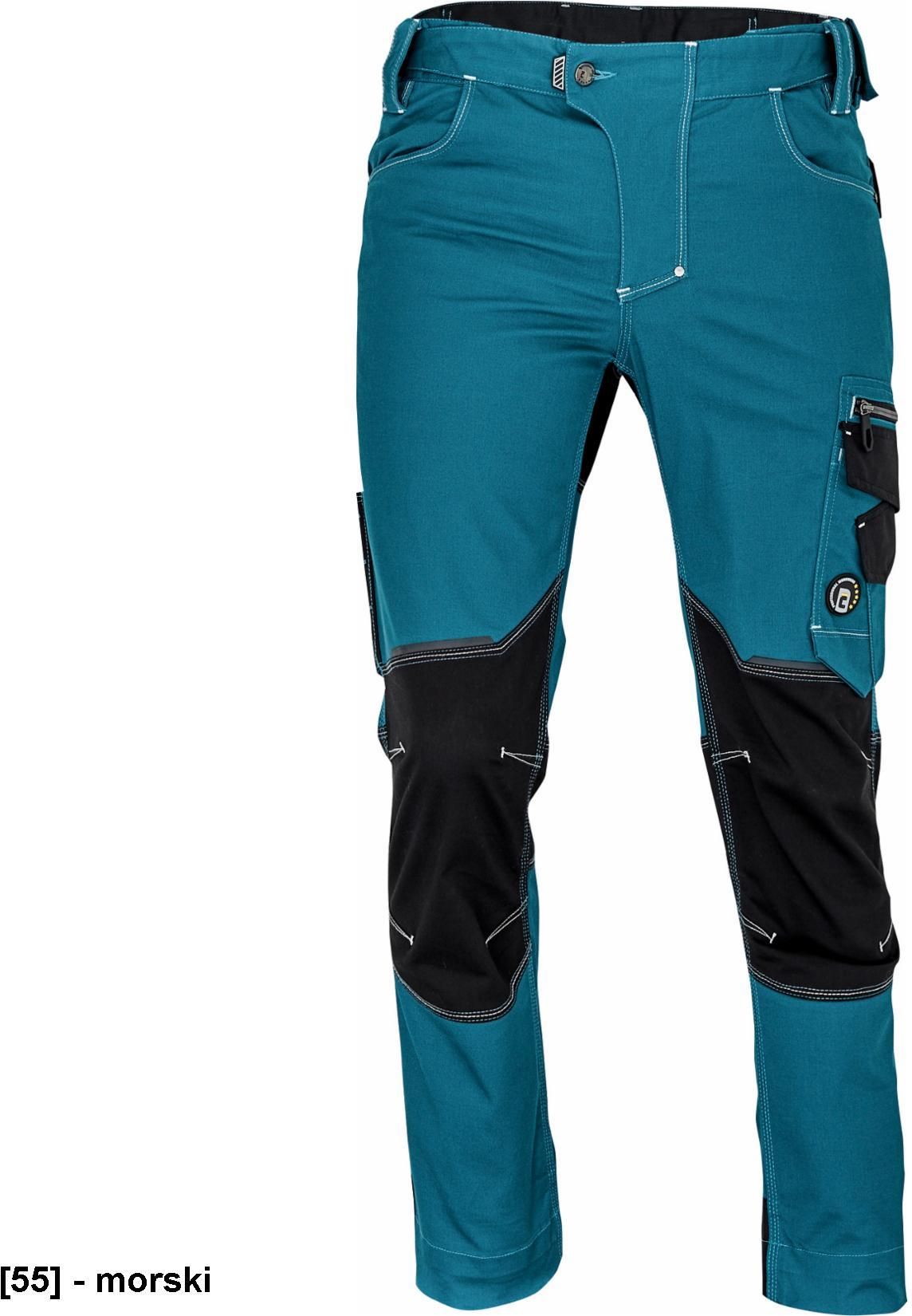 Cerva Neurum Classic Spodnie Męskie Spodnie Robocze 6 Kieszeni ...