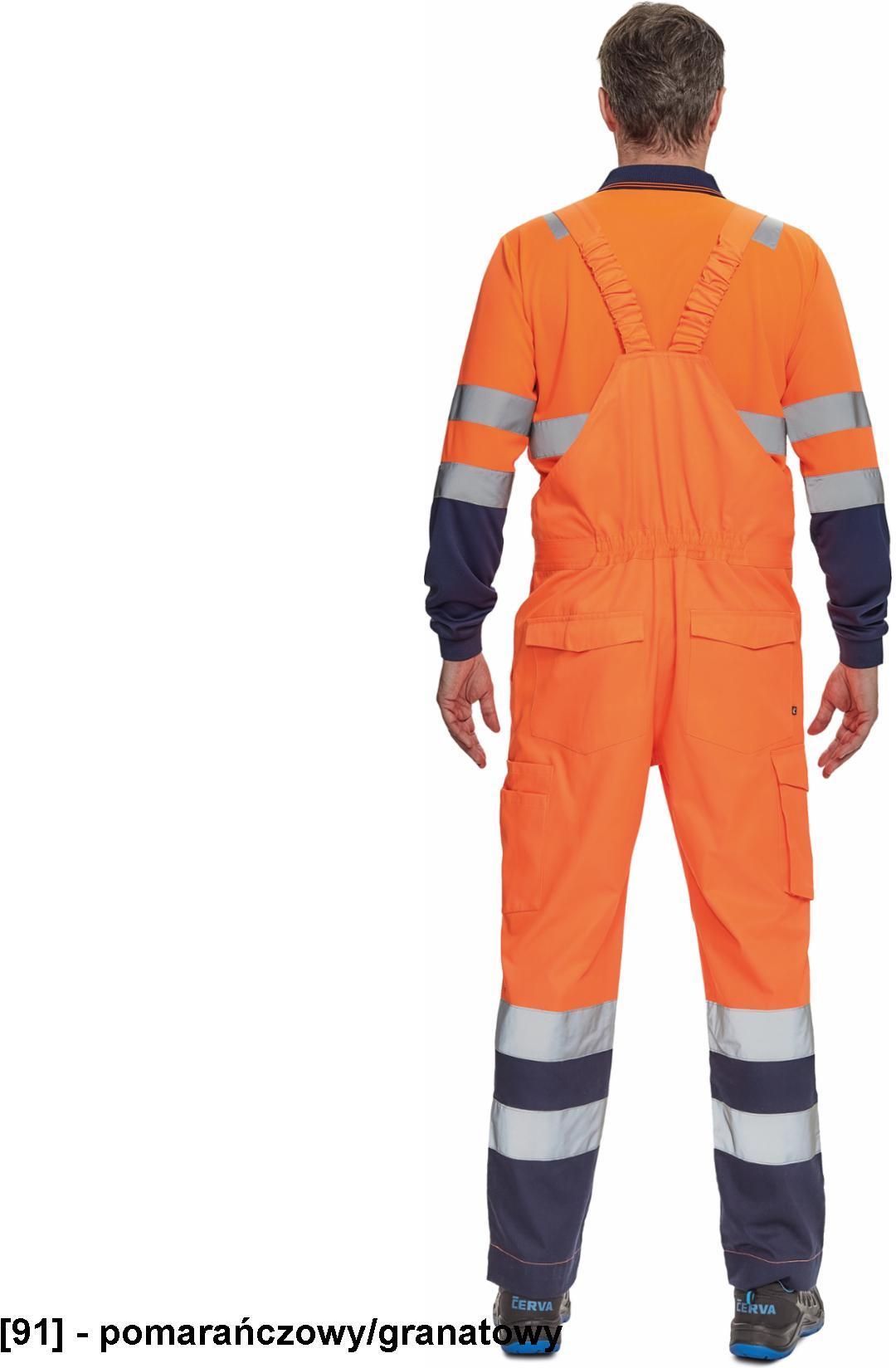 Cerva Lorca Hv Męski Spodnie Ogrodniczki Wykonane Z Materiału Hi Vis ...