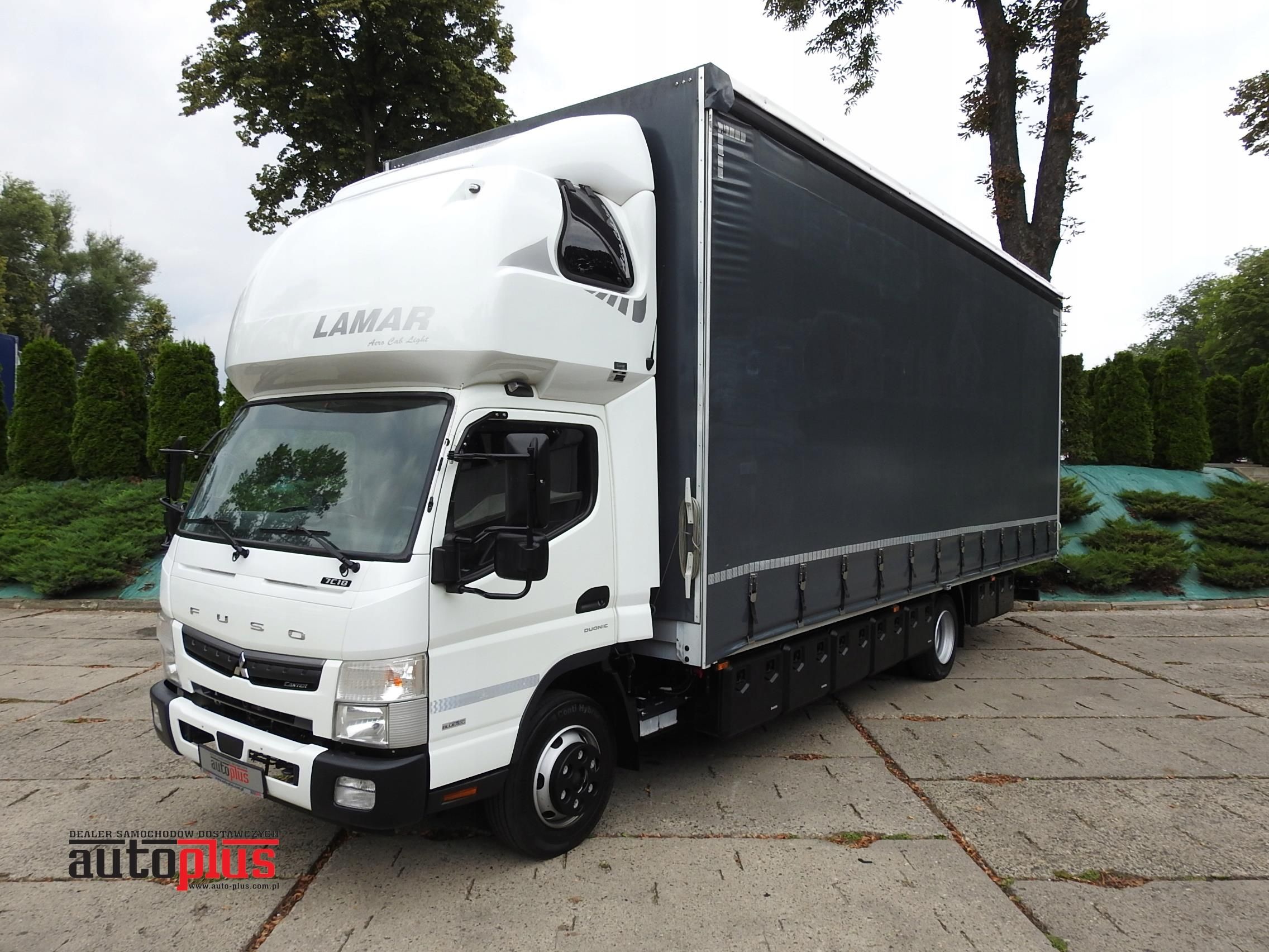 MITSUBISHI CANTER FUSO PLANDEKA WINDA 18 PALET A/C - Opinie i ceny na ...