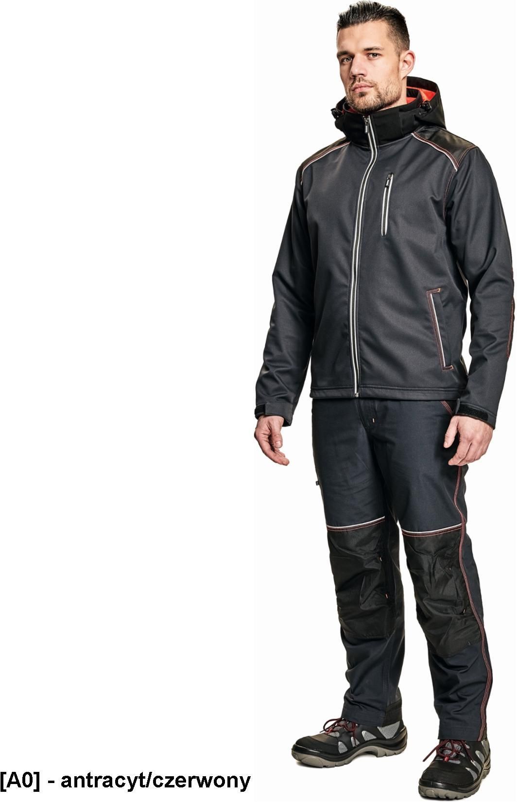 Cerva Knoxfield Kurtka Softshellowa Antracyt/Czerwony Xs - Ceny i ...