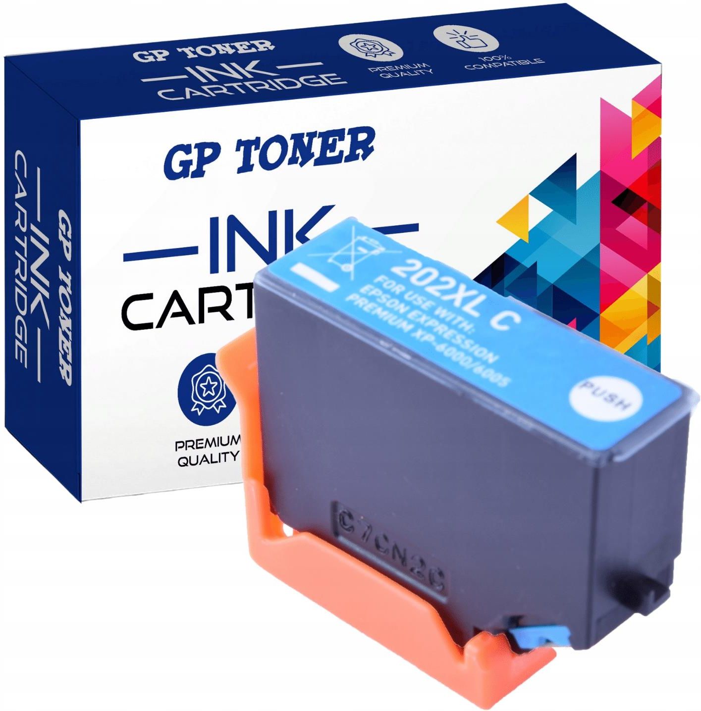 Tusz GP TONER TUSZ DO EPSON XP-6000 EXPRESSION PREMIUM CYAN do drukarki ...