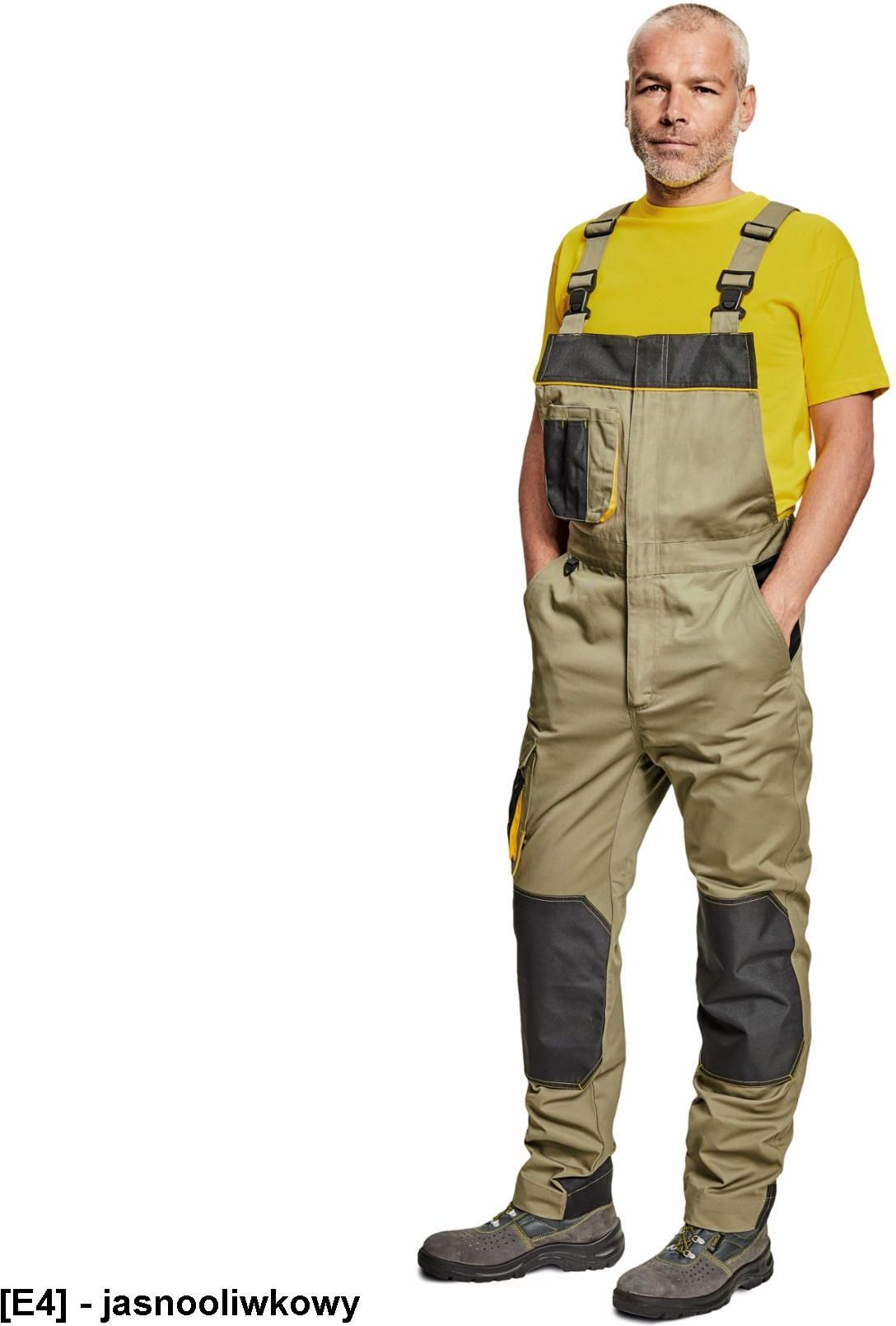 Cerva Cremorne Ogrodniczki Męskie Robocze Wytrzymała Tkanina ...