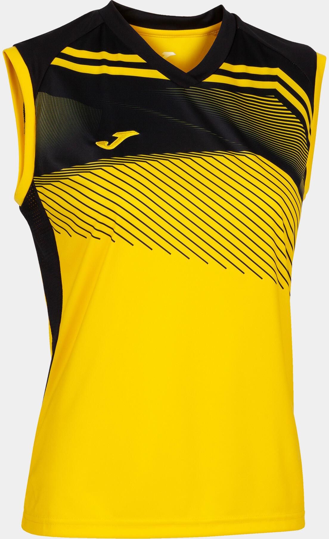 JOMA Koszulka do siatkówki damska Joma Supernova II - Czarny, Żółty ...