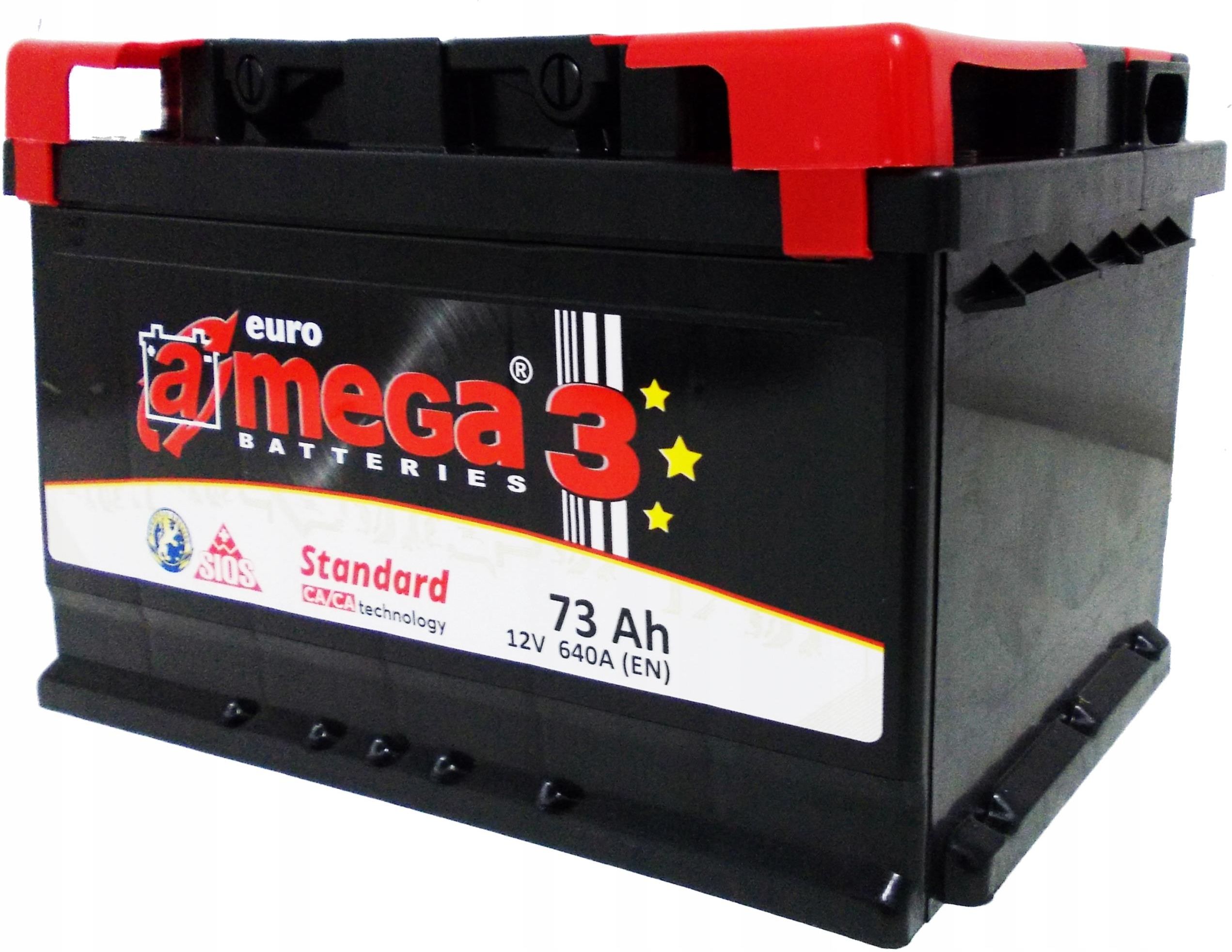 Amega Akumulator Standard 73Ah 640A Kielce 6Ct 73 A3 0 - Opinie i ceny ...