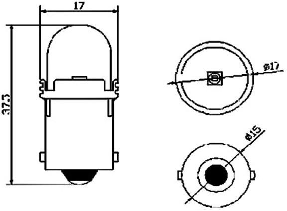 Rs Led Żarówka Led Cree Ba15S R10W P5W P21W 12V 24V Zimna Rsled767Kar ...