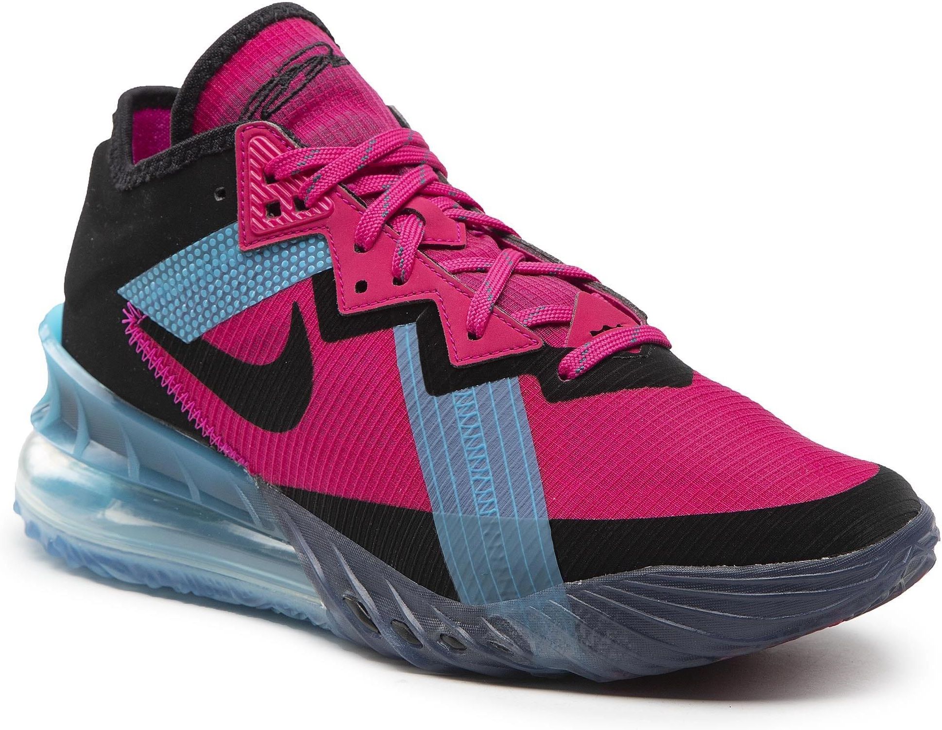 Buty NIKE - Lebron XVIII Low CV7562 600 Fireberry/Black/Lt Blue Fury ...
