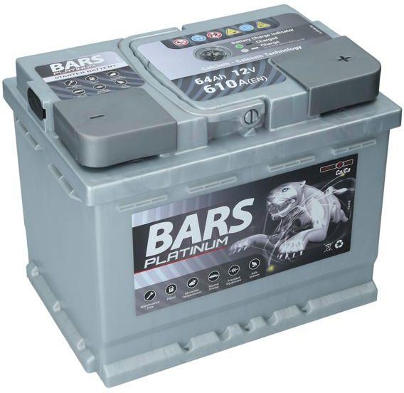 Bars Akumulator Platinum 12V 64Ah 610A En Bp64 - Opinie i ceny na Ceneo.pl