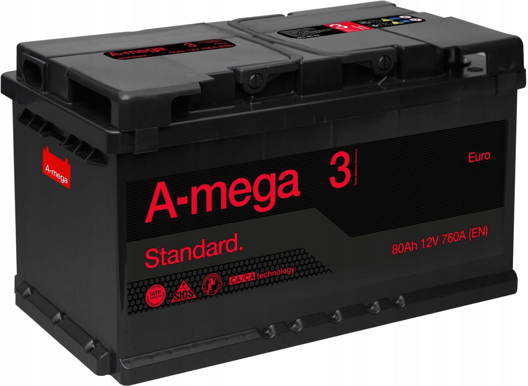 Amega Akumulator Standard 80Ah 760A Kielce 6Ct 80 A3 - Opinie i ceny na ...