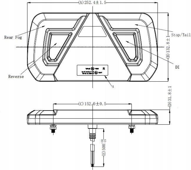 Kamar Lampa Tylna Z Trójkątem Led Lewa 6-Funkcji 32 L1831 - Opinie i ...