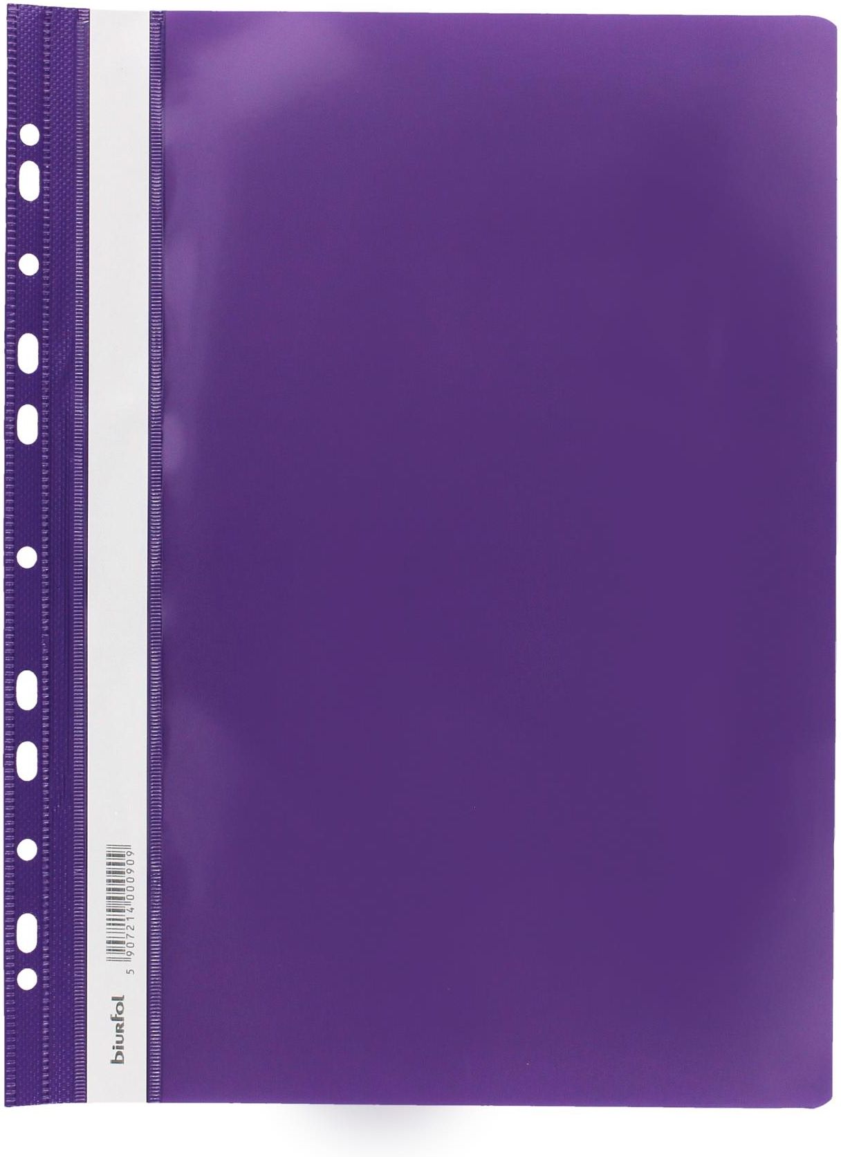 Biurfol Skoroszyt Sztywny Perforacja A4/Pvc Fioletowy Sh 01 - Ceny i ...
