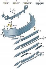 Audi Oe Prowadnica Zderzaka Mocowanie A3 8V Lewa - Opinie i ceny na ...