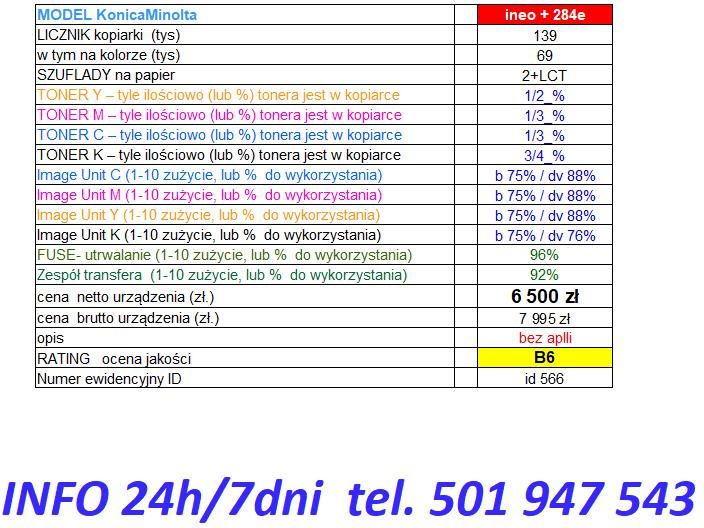 Kserokopiarka Develop Ksero Druk Skan A4 A3 Ineo +284E - Ceny i opinie ...