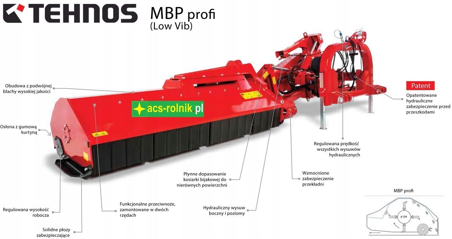 Tehnos Kosiarka Bijakowa Boczna Ruchoma Mbp 280 Lw - Opinie i ceny na ...