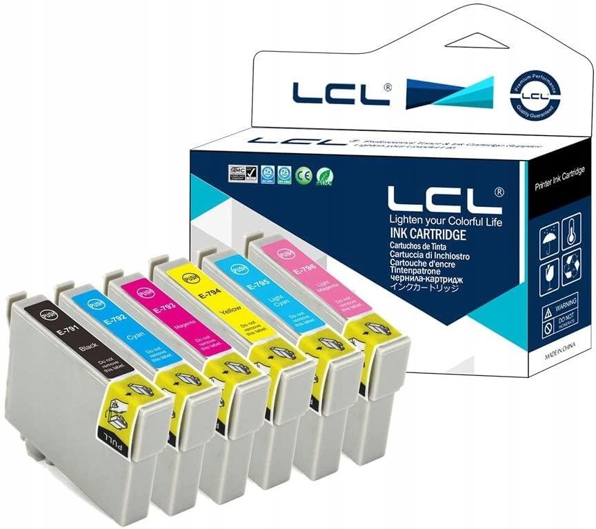 Tusz LCL 6 PAK TUSZ DO EPSON STYLUS PX650/660/660+/700W do drukarki ...