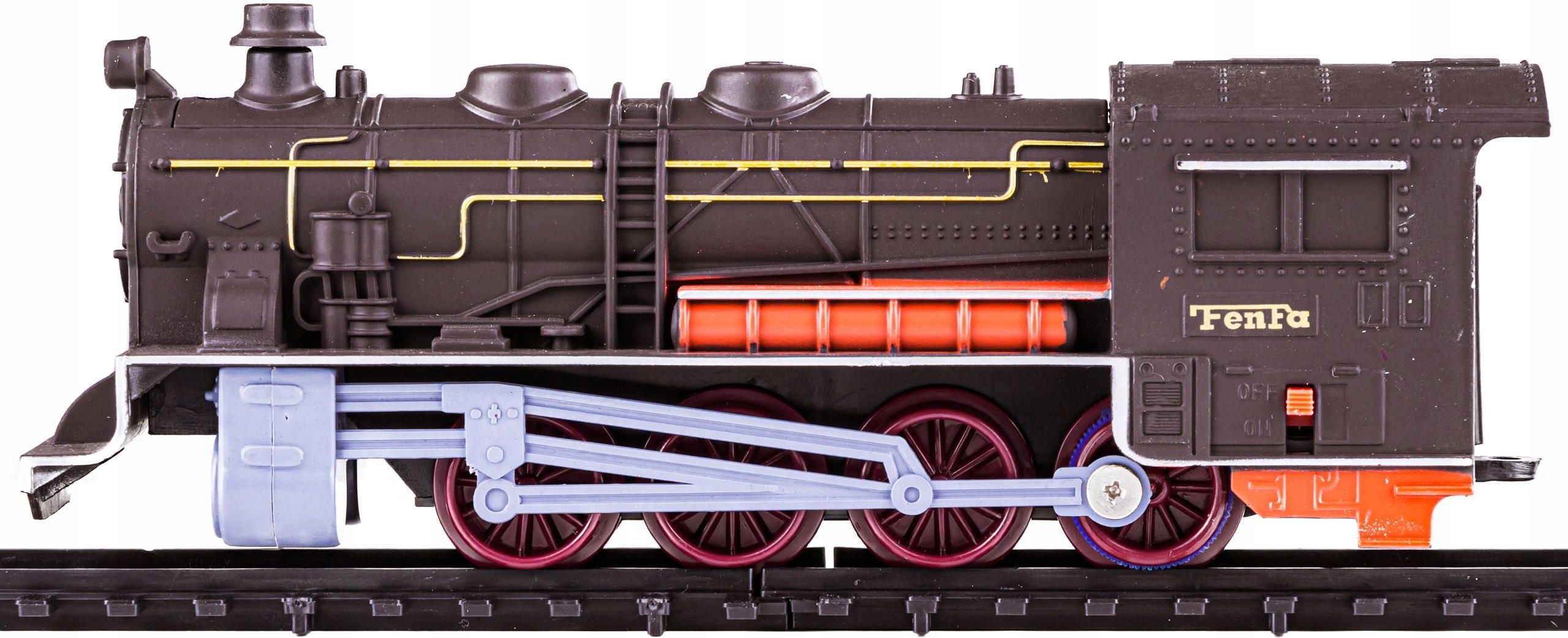 Fenfa Inna;Fenfa Realistyczna Kolejka Parowóz Wagony Towarowe (1601A2C ...