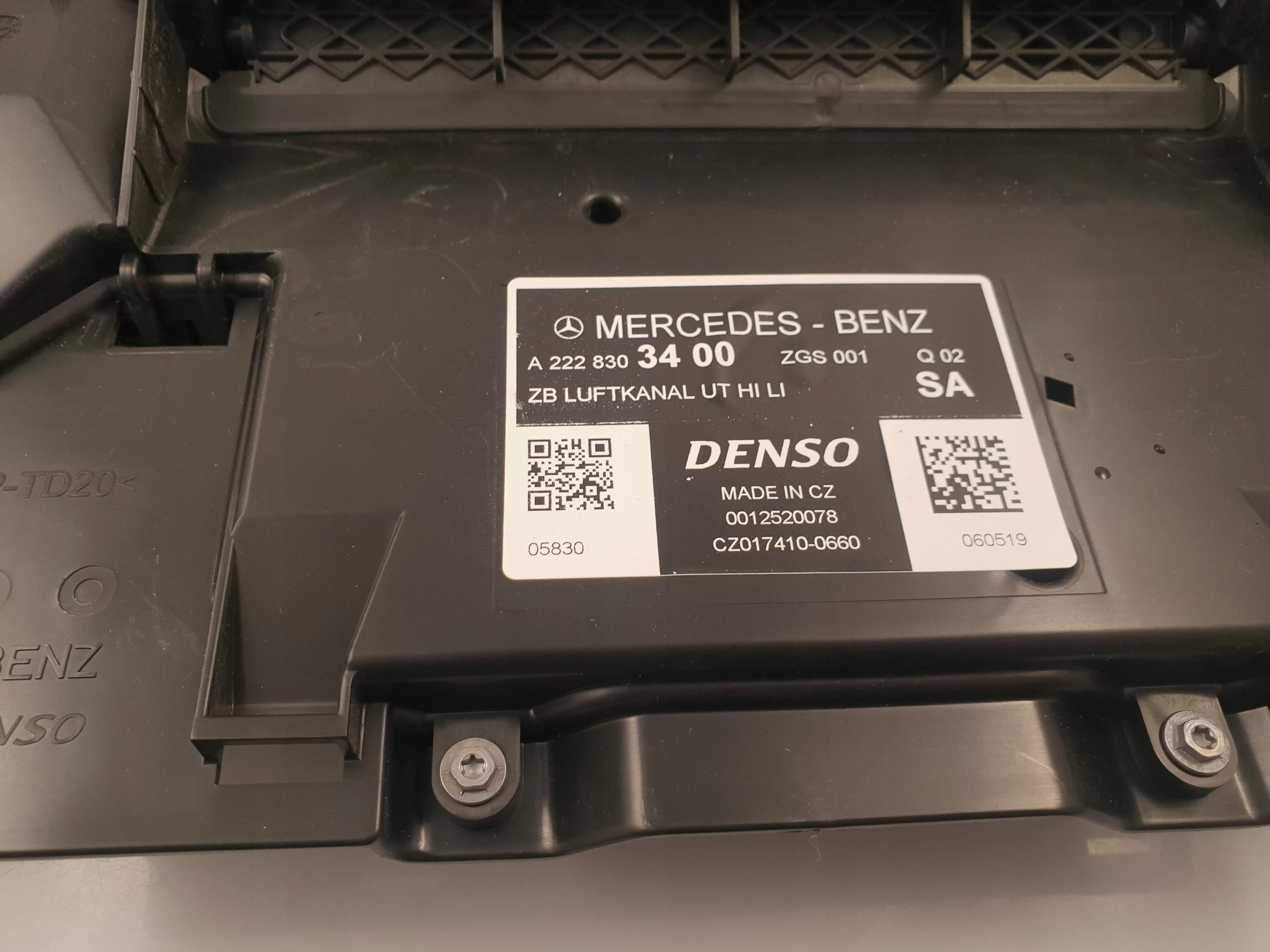 Mercedes-Benz Oe Mercedes Benz Oe W222 S Klasa Dolot Kanał Powietrza ...