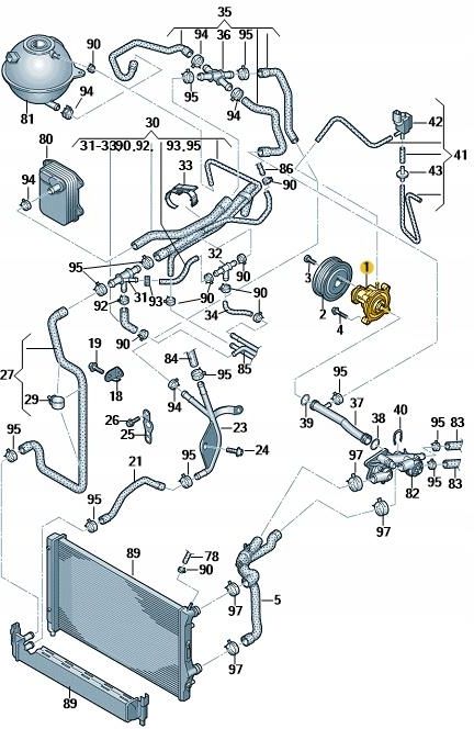 Skoda Oe Pompa Wody 1 2 Tsi 03F121004E Oryginał 03F 121 004E - Opinie i ...