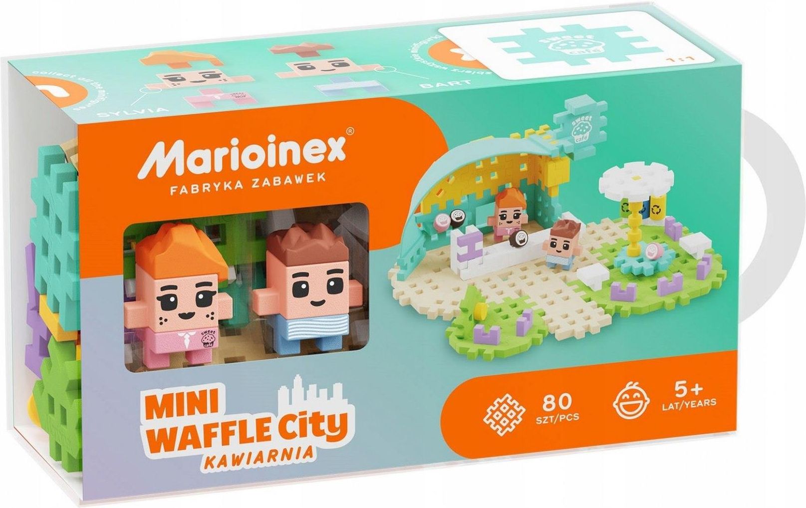 MINI WAFLE KLOCKI Kawiarnia 80 EL MARIOINEX City - ceny i opinie - Ceneo.pl
