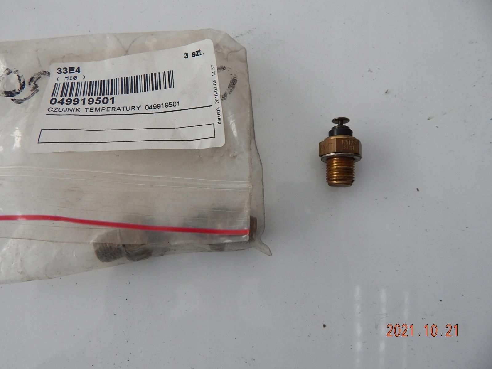 Volkswagen Oe Oryginalny Czujnik Temperatury 049919501 49919501 ...