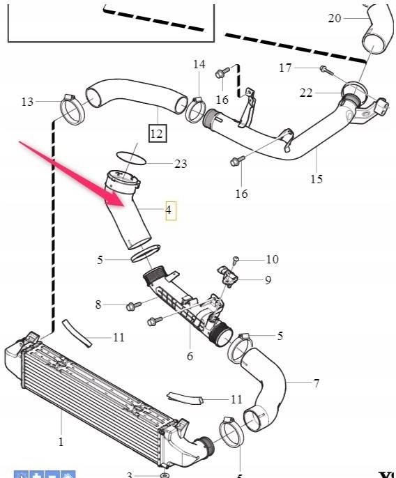 Volvo Oe Rura Intercoolera 32222272 - Opinie i ceny na Ceneo.pl