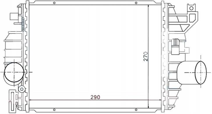 Srl Intercooler Mercedes Benz Vito 12 95 6385012901 638 501 29 01 ...