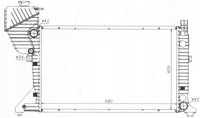 Srl Chłodnica Wody Mercedes Benz Sprinter 03 9015003600 - Opinie i ceny ...