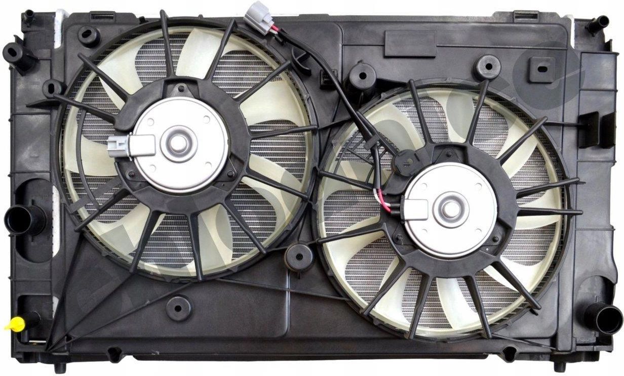 Radiator Komplet Chłodnica Wentylator Toyota Auris Hybryda To72008Ry ...