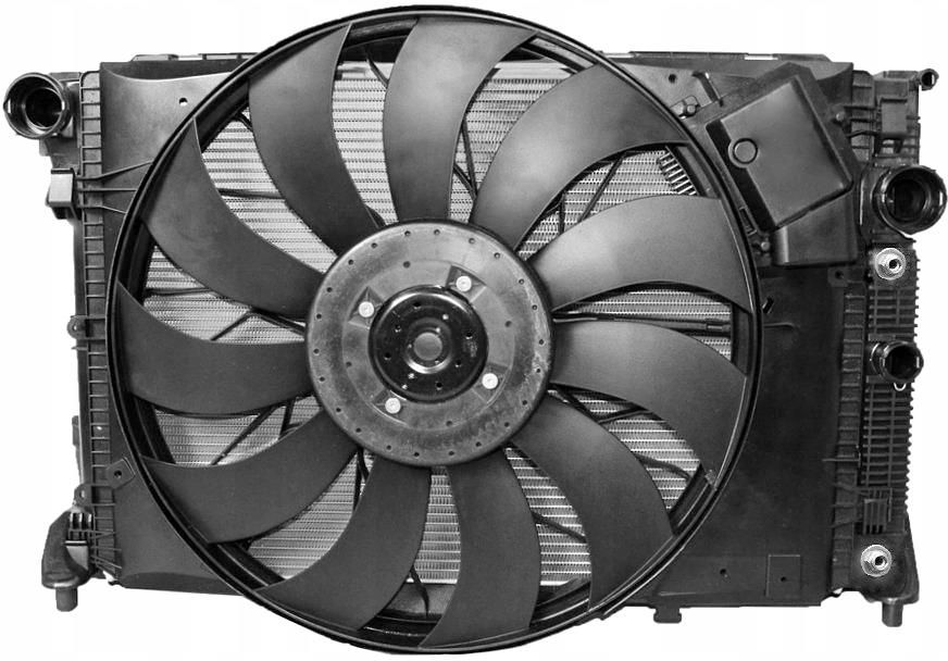 Radiator Komplet Chłodnica Wentylator Mercedes E Klasa W212 Me78022Ry ...
