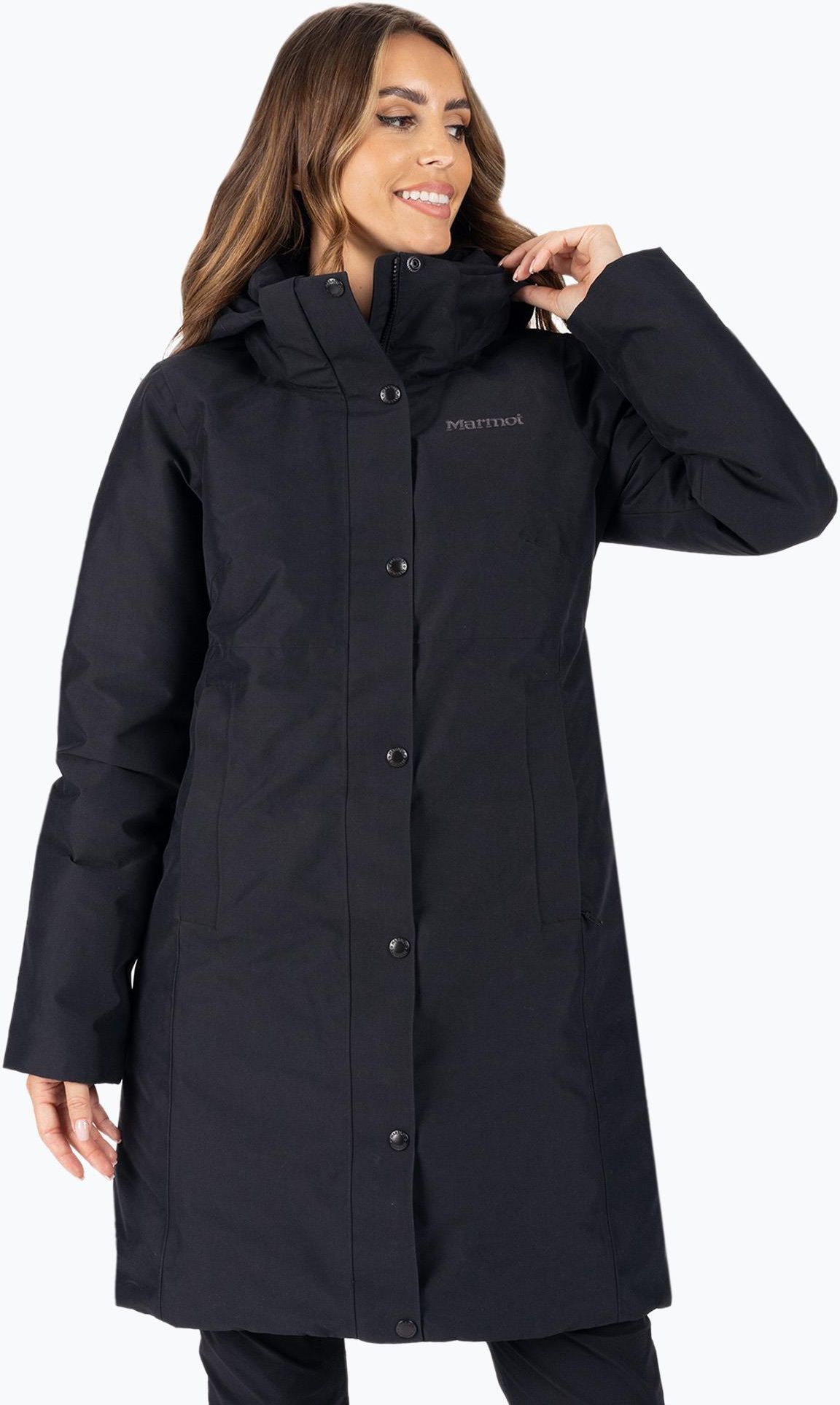 Marmot Płaszcz Przeciwdeszczowy Damska Chelsea Coat Czarny M13169 195115104818 - Ceny i opinie ...