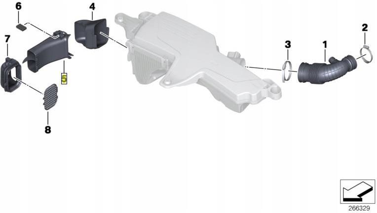 Bmw Oe Kanał Wlot Powietrza Ssący F20 F30 F34 F36 13717597584 - Opinie ...