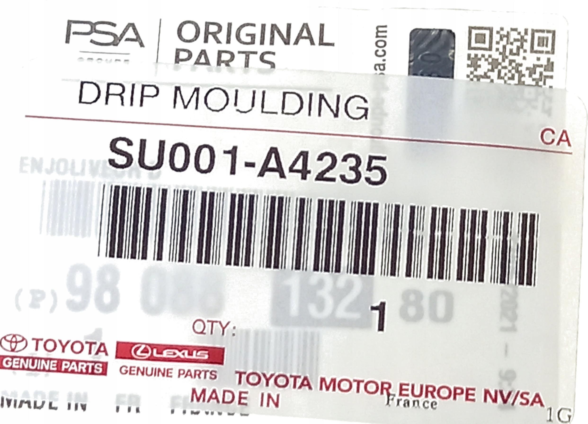 Toyota Oe Spacetourer 16-22 Zaślepka Trójkąt Błotnik Przód P Su001 ...