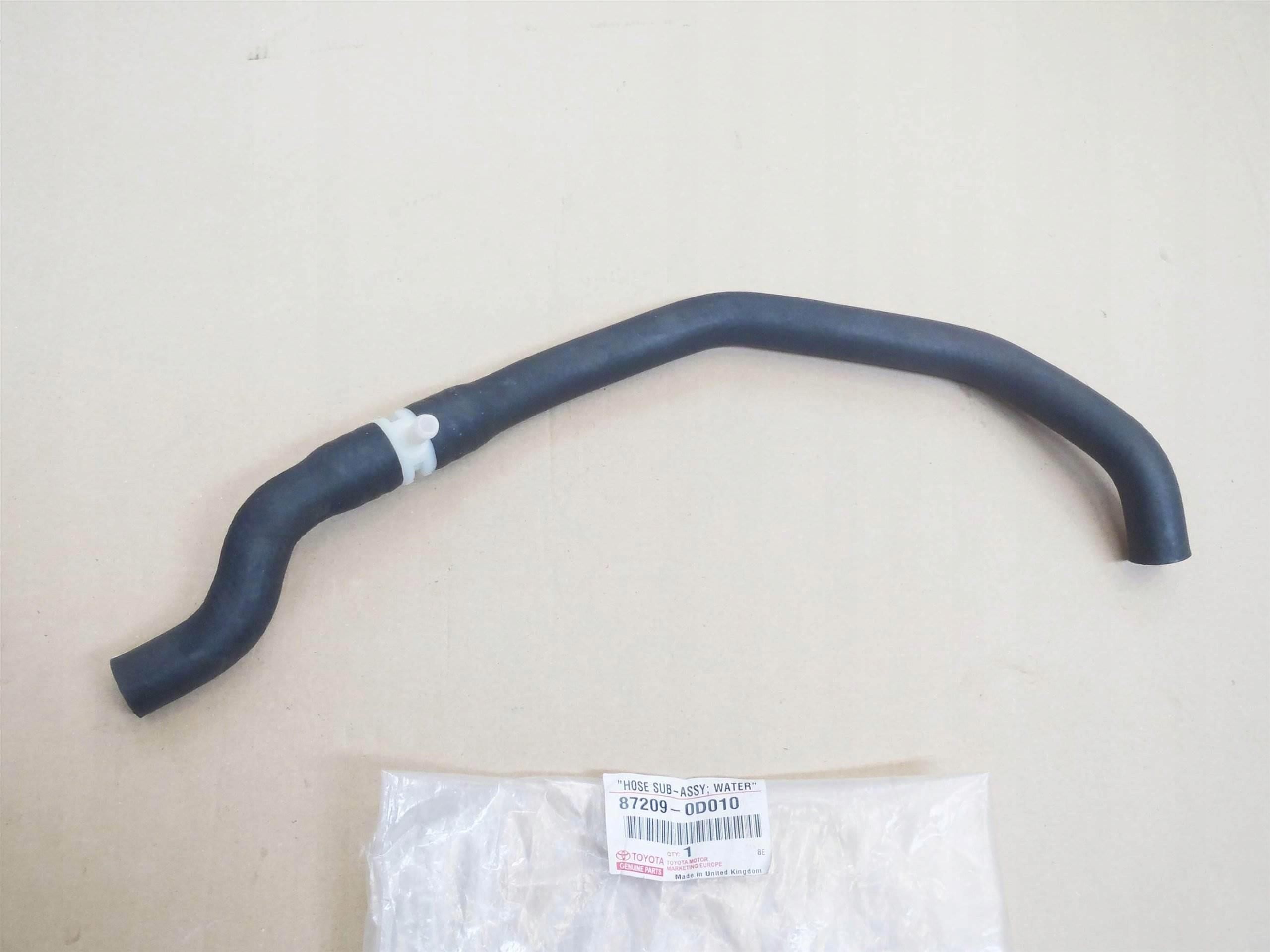 Toyota Oe Yaris I 99 05 Wąż Przewód Wody Silnik Nagrzewnica A87209 ...