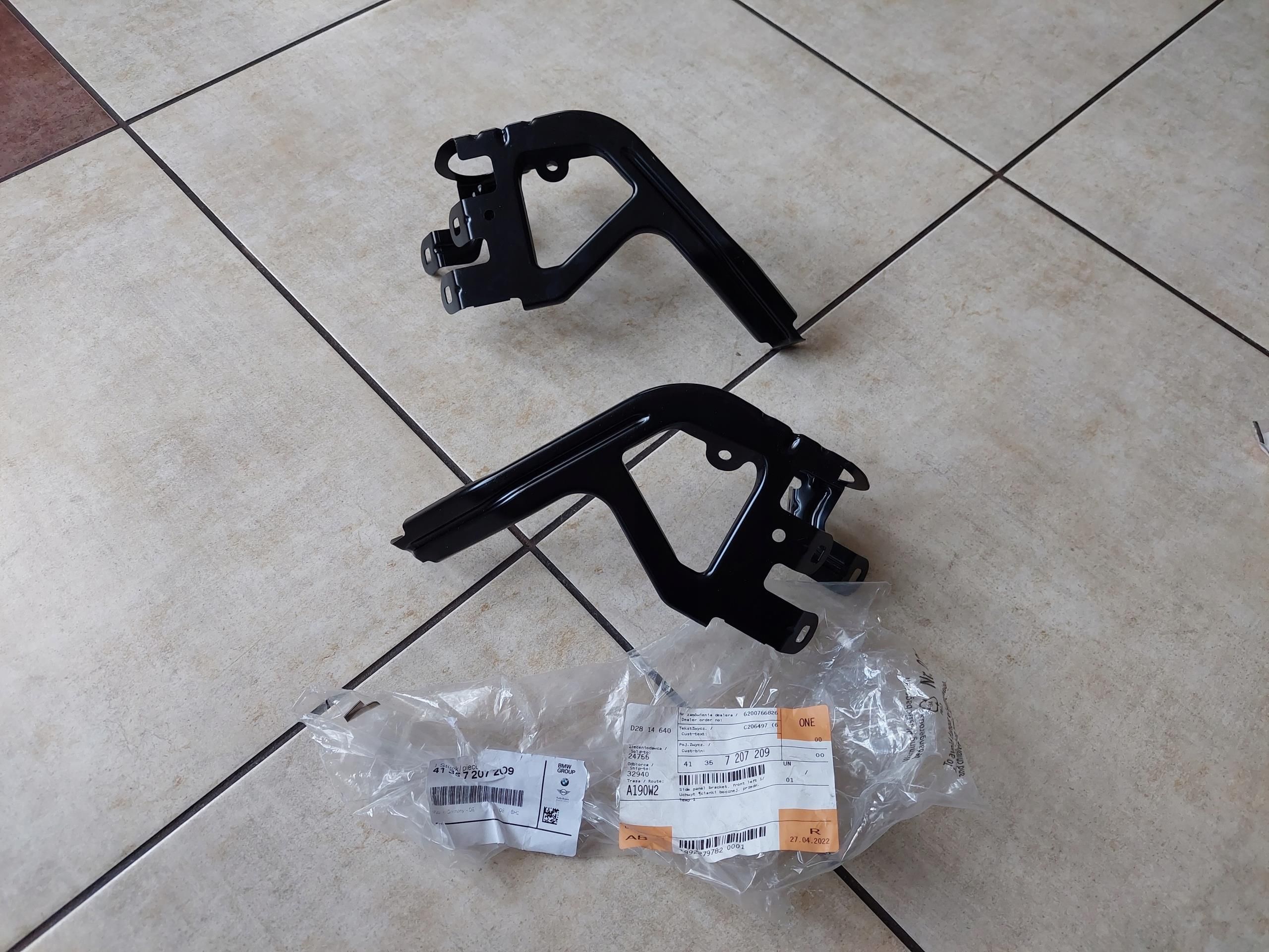 Bmw Oe Wspornik - Mocowanie Błotnika 5 F10 F11 41357207209 41357207210 ...