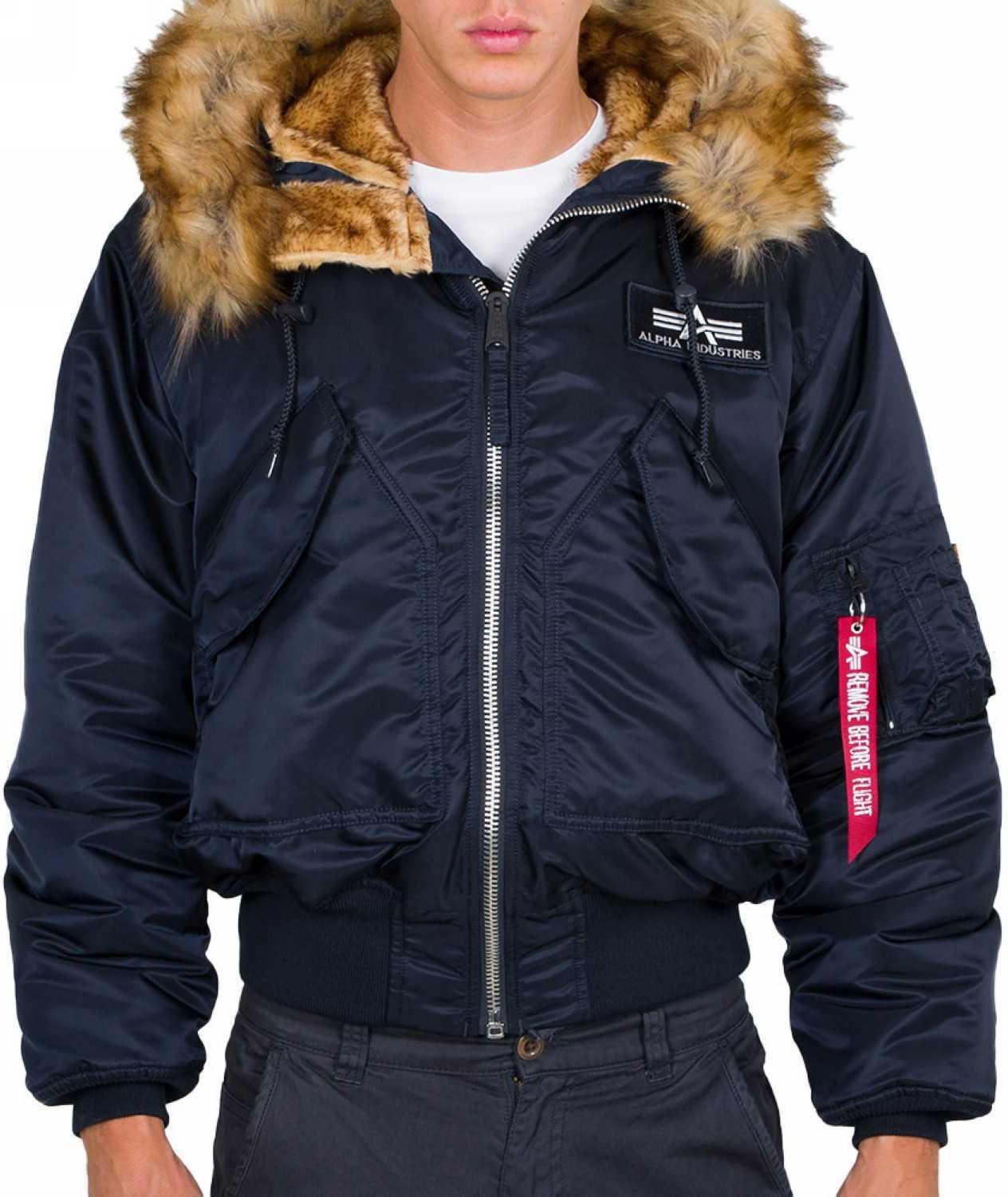 Kurtka z kapturem Alpha Industries MA-1 45P Custom 113145 07 - Granatowa - Ceny i opinie - Ceneo.pl