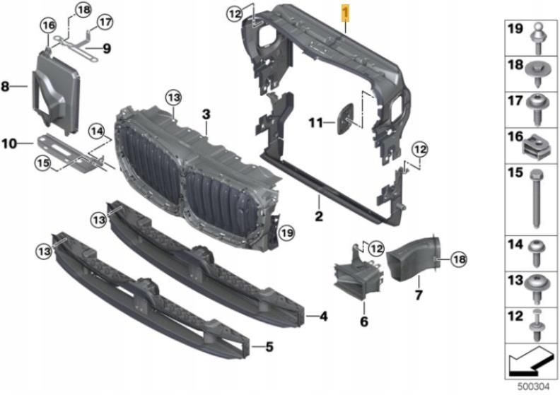 Bmw Oe Kierownica Powietrza X5 G05 51749465528 - Opinie i ceny na Ceneo.pl
