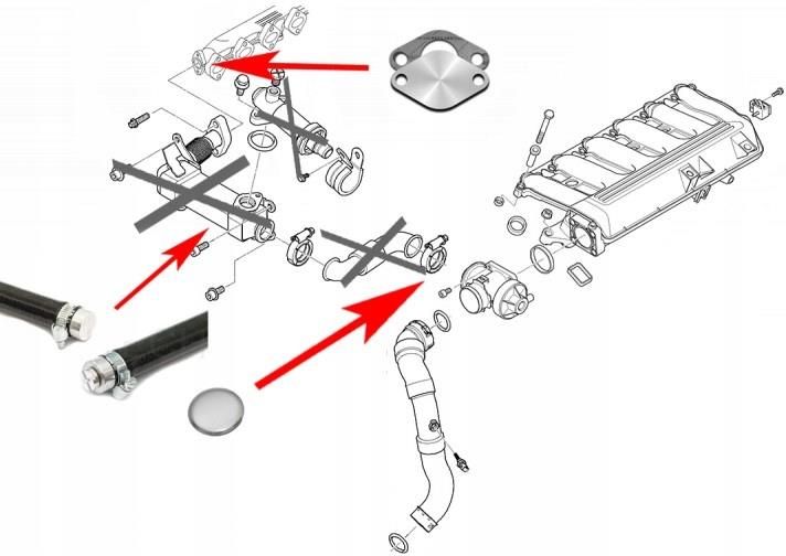 Aditech Zestaw Do Usunięcia Chłodnicy Egr Bmw M47N2 M57N2 At Kol 355 2 ...