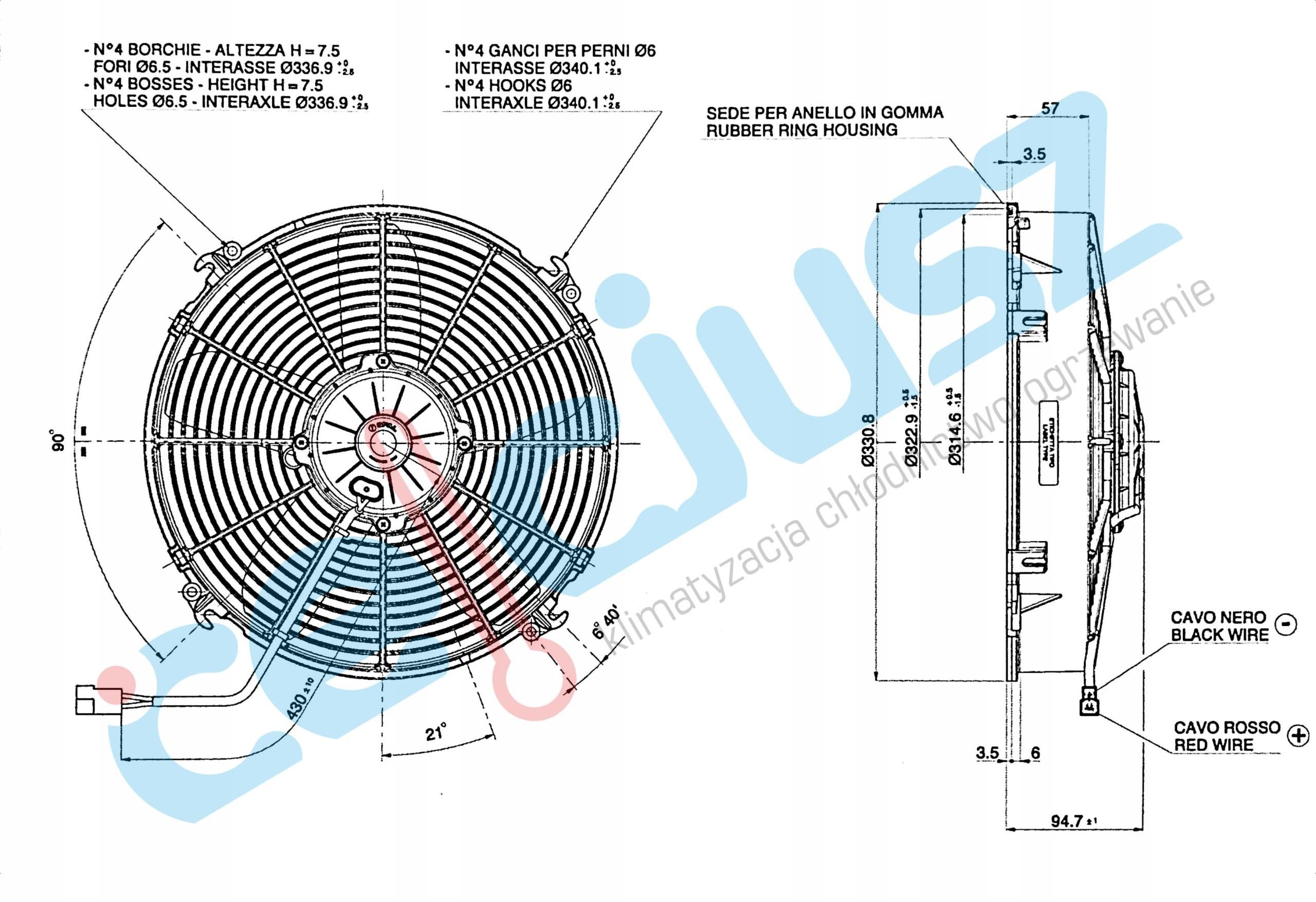 Spal Wentylator 24V Va34 Bp70 Ll 36A Ssący 305Mm - Opinie i ceny na ...