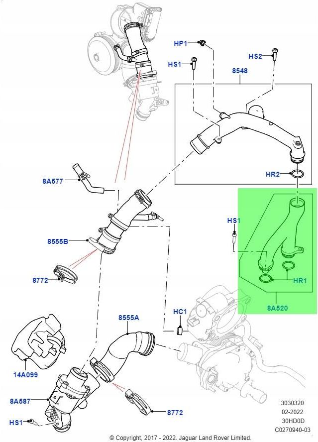 Jaguar Oe Króciec Chłodniczy Proca Wodna 3 0 5 Aj813865 - Opinie i ceny ...