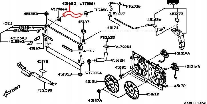 Subaru Oe Xv Impreza 17 Przewód Wąż Chłodnicy Wody 45161Fl000 - Opinie ...