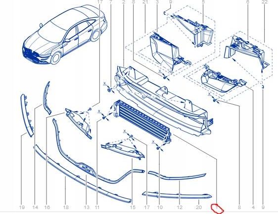 Renault Oe Żaluzja Roleta Chłodnicy Talisman Oryg 214F62853R - Opinie i ...