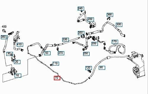 Mercedes-Benz Oe Mercedes Benz Oe Przewód Wody Chłodniczy W213 W238 ...