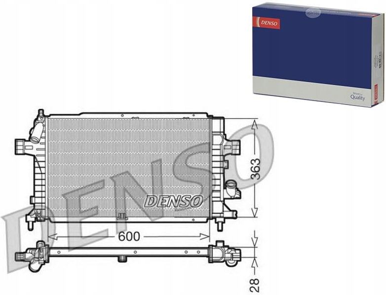 Denso Chłodnica Silnika Opel Astra G H Gtc Drm20102 Den Gift - Opinie i ...