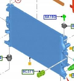 Ford Oe Chłodnica Wody 2069561 - Opinie i ceny na Ceneo.pl