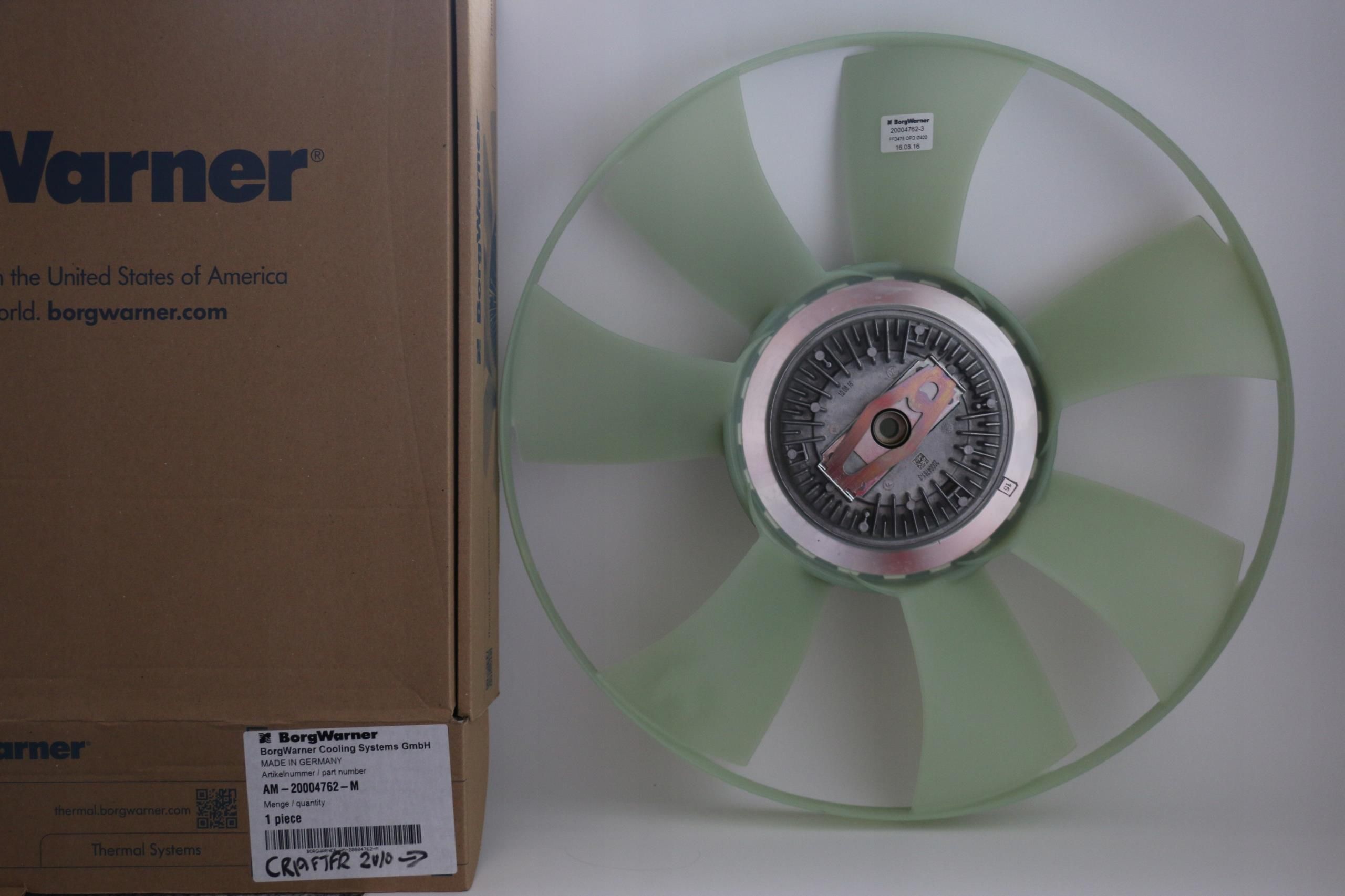 Borgwarner Vw Lt Wentylator Sprzęgło Wiskotyczne Wiskoza 03L121301 ...