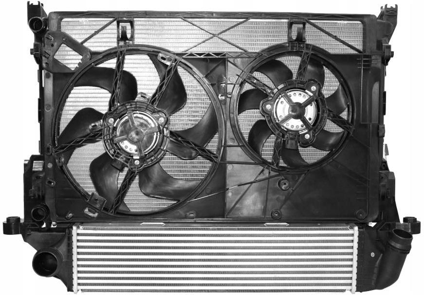 Radiator Komplet Chłodnica Wentylatory Renault Trafic Iii Op73014Ry ...