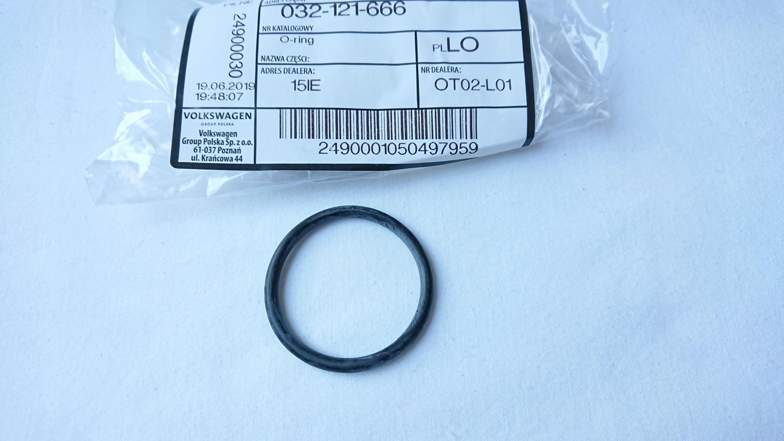 Volkswagen Oe Uszczelka Termostatu Skoda Fabia I Felicia Ii 032 121 666 ...