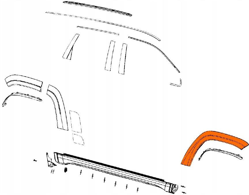 Poszerzenie Błotnika Prawe Jeep Grand Cherokee Wk2 - Opinie i ceny na ...