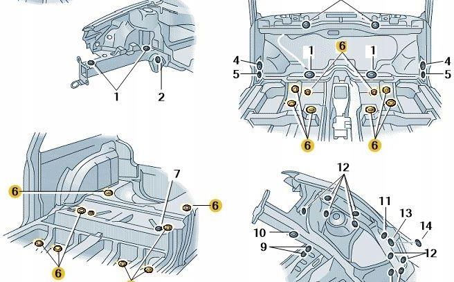 Volkswagen Oe Aso 3X Korek Zaślepka Podłoga Próg Vag 40Mm 1K0899185 ...