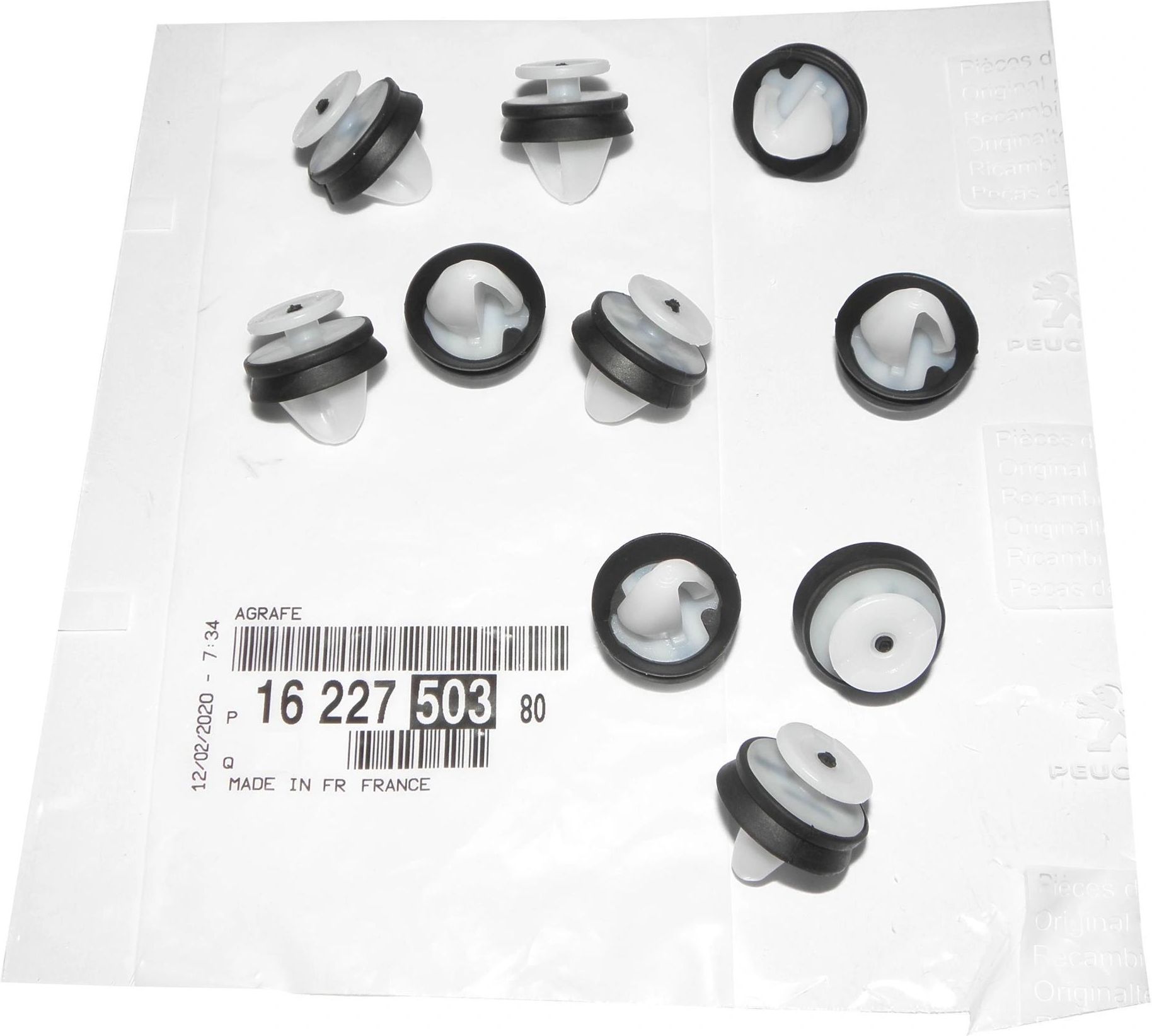 Citroen Oe 10X Kołek Spinka Tapicerki Spacetourer Ory 1622750380 ...