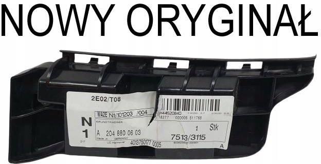 MercedesBenz Oe Mercedes C W204 Ślizg Tył Prawy A2048800603 - Opinie i ...